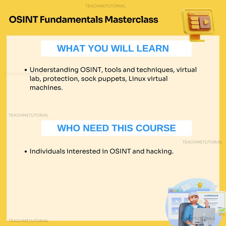 OSINT Fundamentals Bootcamp: Mastering Open-source Intelligence - Etsy