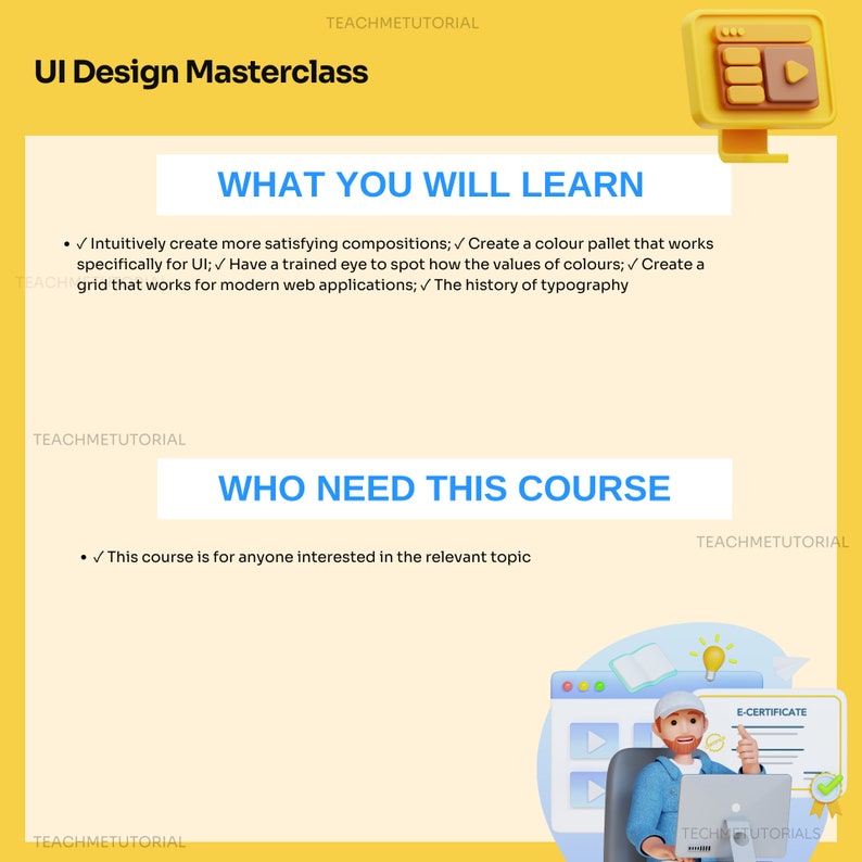 UI Design Masterclass: Typography, Colour & Grids - Essential Skills - Etsy