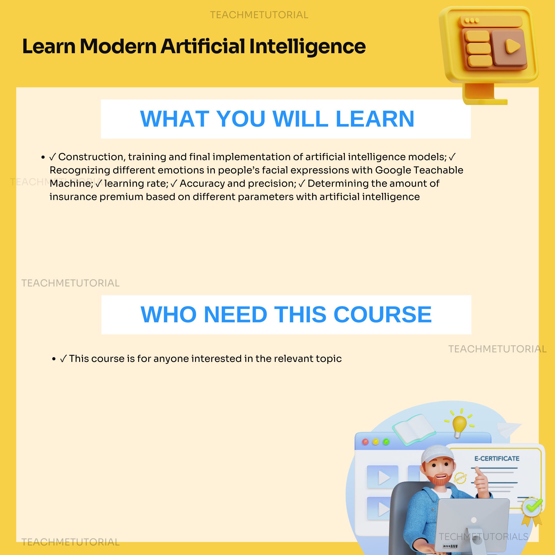Modern Artificial Intelligence With Zero Coding Essential Skills - Etsy