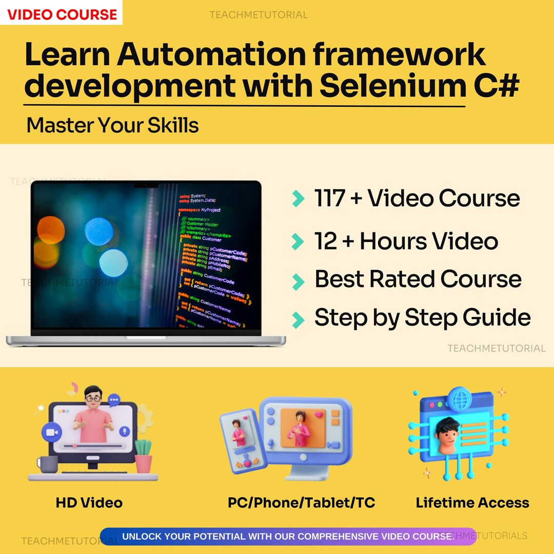 Automation Framework Development With Selenium C# (advanced) - Etsy