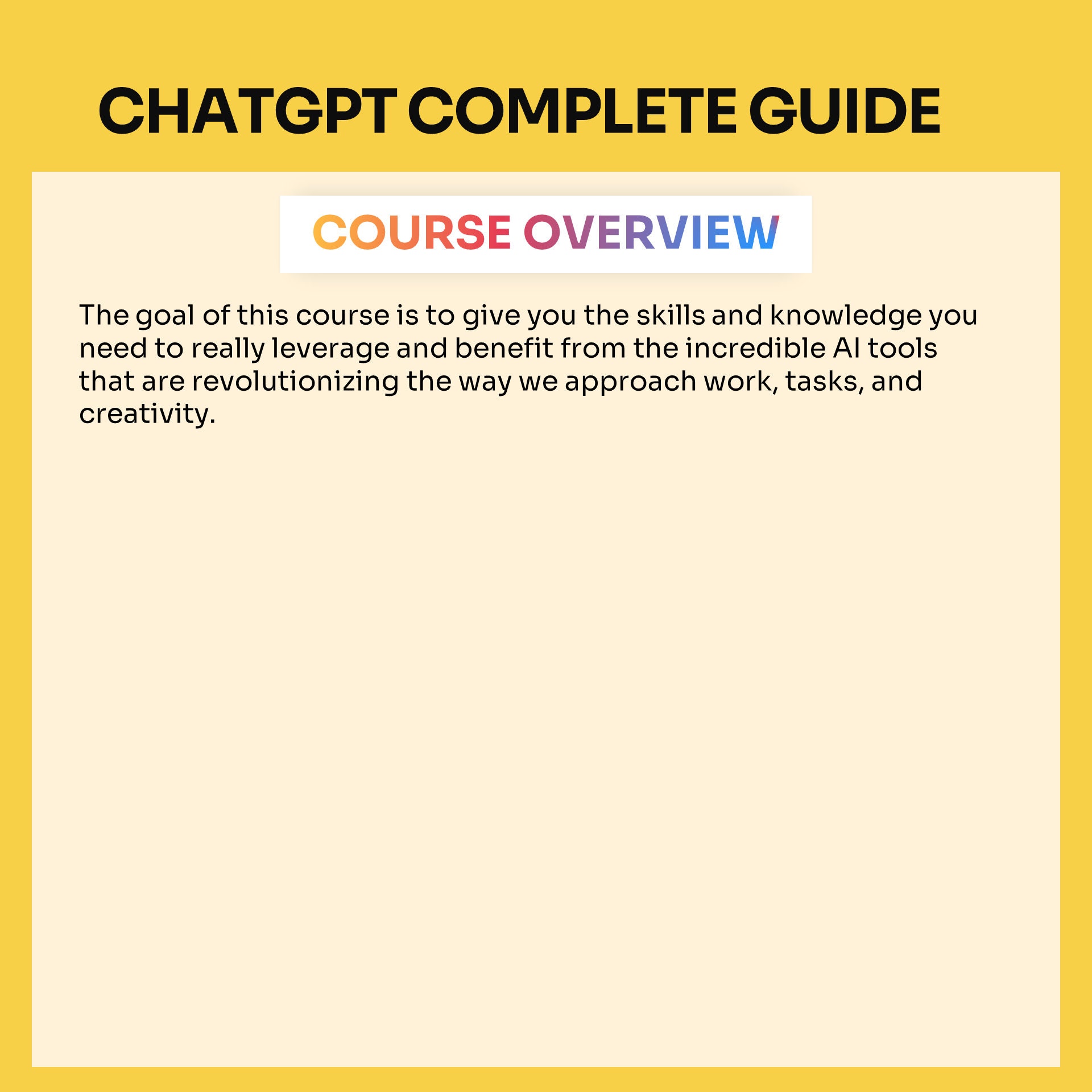 Chatgpt Complete Guide: Learn Midjourney, Chatgpt 4 & More | Chatgpt Course Chatgpt 4 Chat Gpt ...