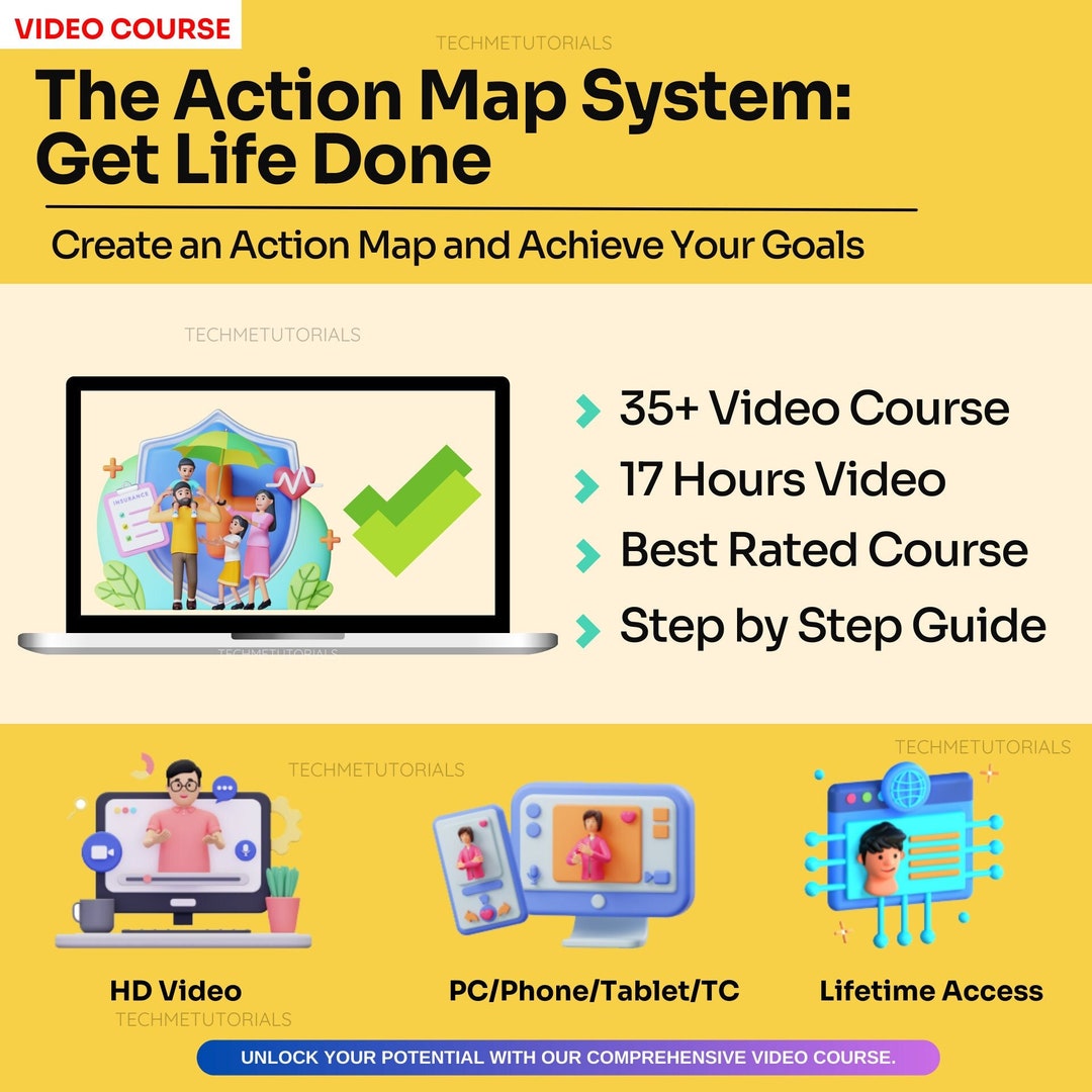 The Action Map System- Get Life Done | Create an Action Map and Achieve ...