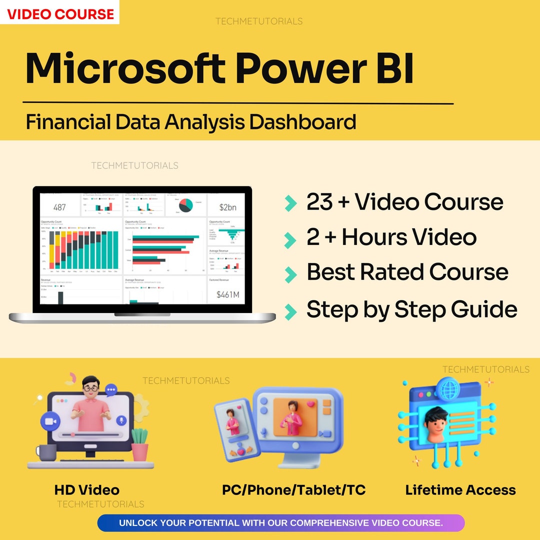 Microsoft Power BI Business Intelligence - Financial Data Analysis ...