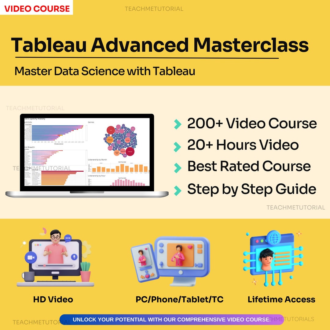 Buy Tableau 2022 Advanced Bootcamp: Master Data Science Online in India ...