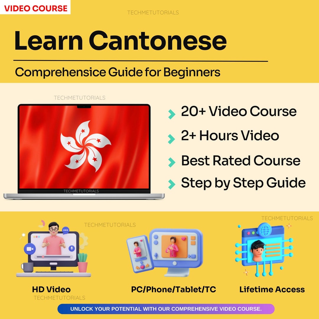 Learn Cantonese for Beginners [20+ Lessons Video Tutorial] | Learn ...