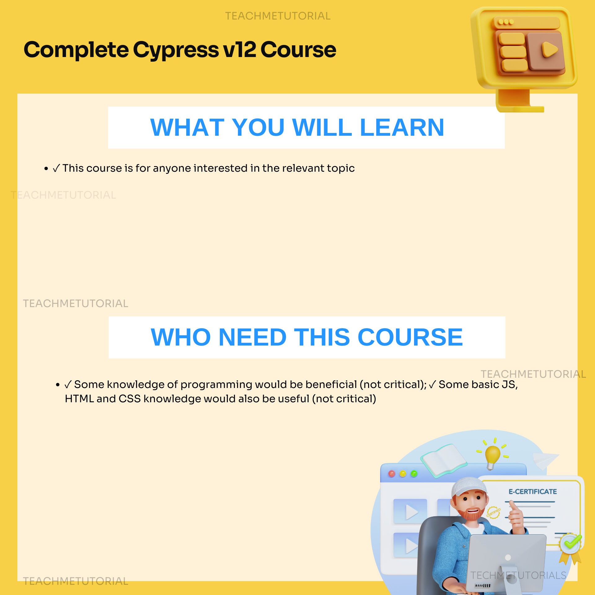 The Complete Cypress V12 Course: From Zero to Expert - Etsy