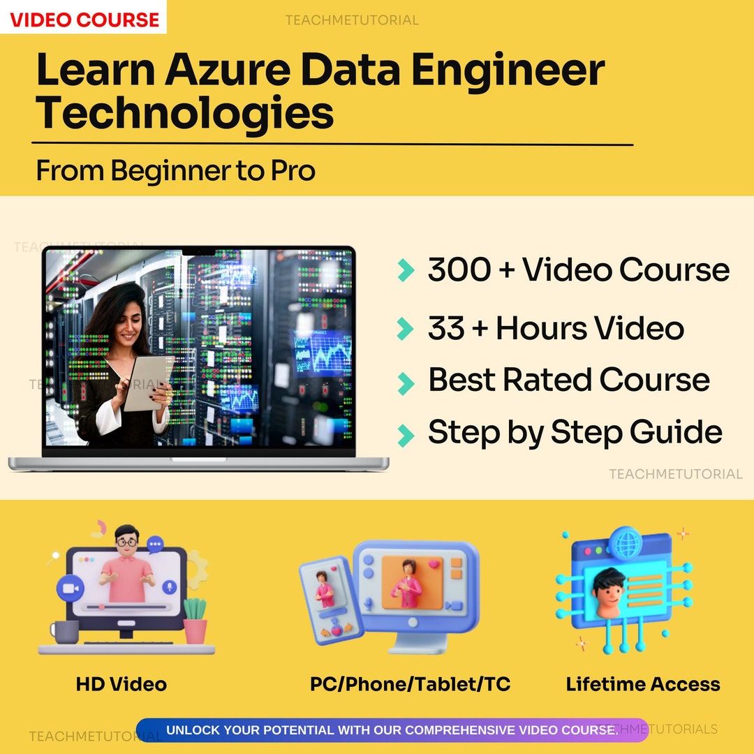 Azure Data Engineer Technologies for Beginners - Essential Skills - Etsy