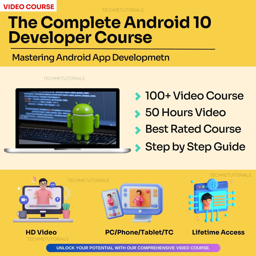 The Complete Android 10 Developer Course | Mastering Android App Development - Etsy