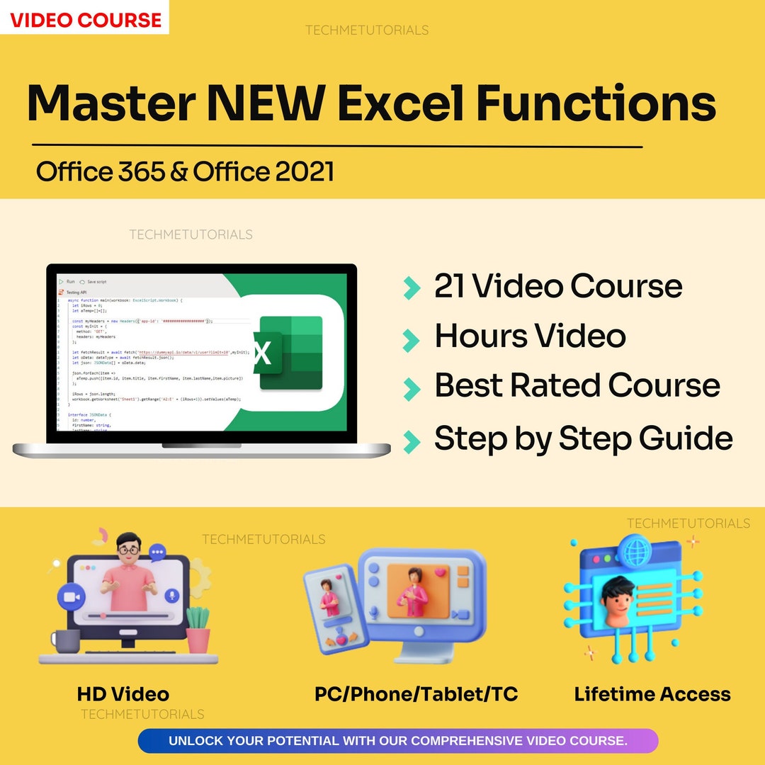 Master NEW Excel Functions in Office 365 & Office 2021 - Stay Ahead in ...