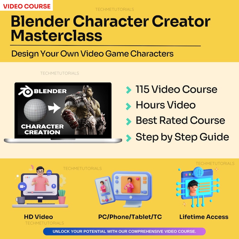 Blender Character Creator V2.0 - Design Your Own Video Game Characters ...