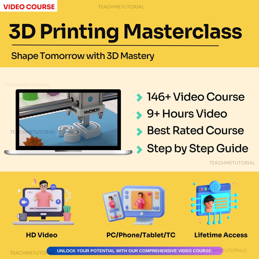3D Printing Masterclass: From Zero to Hero in Blender 3x - Etsy