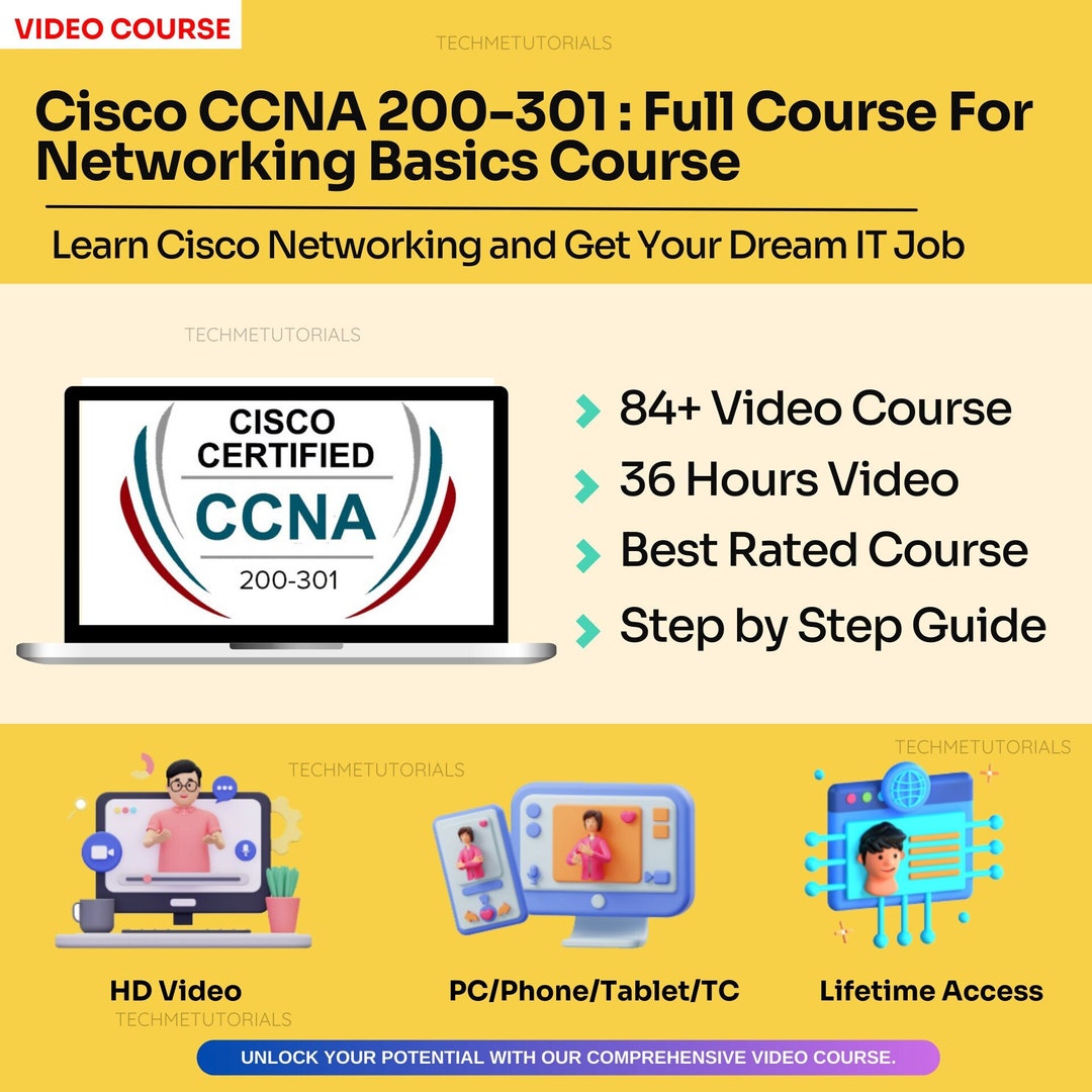 Cisco CCNA 200-301 - Full Course for Networking Basics Course | Learn ...
