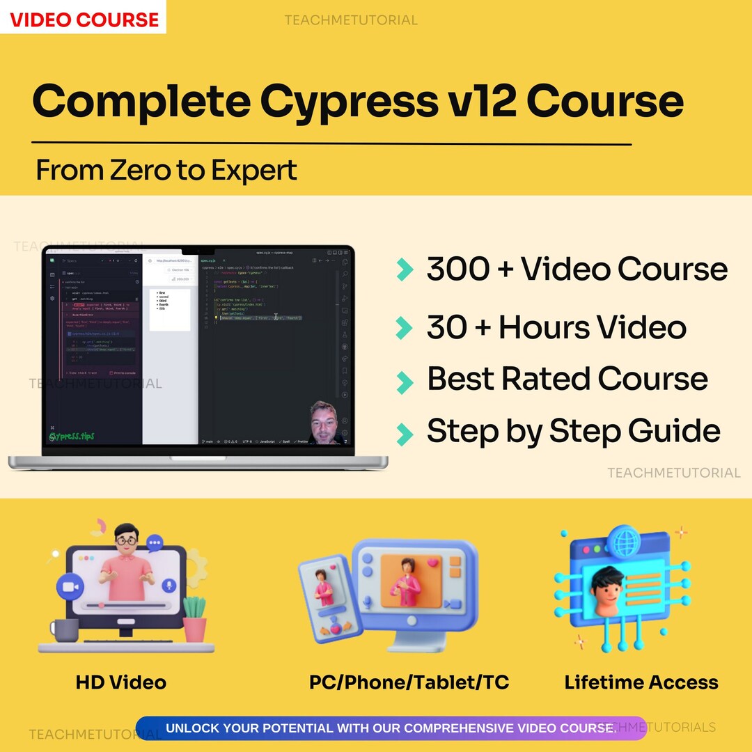 The Complete Cypress V12 Course: From Zero to Expert - Essential Skills ...