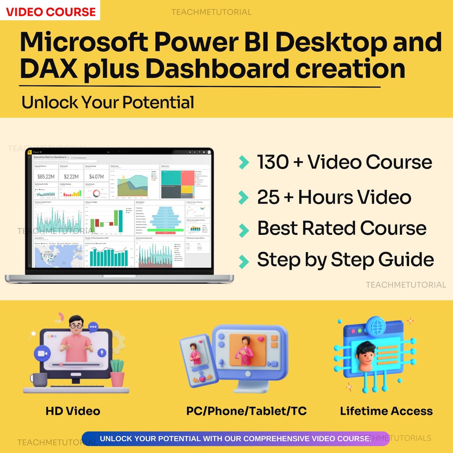 Microsoft Power BI Desktop and DAX Plus Dashboard Creation - Essential ...