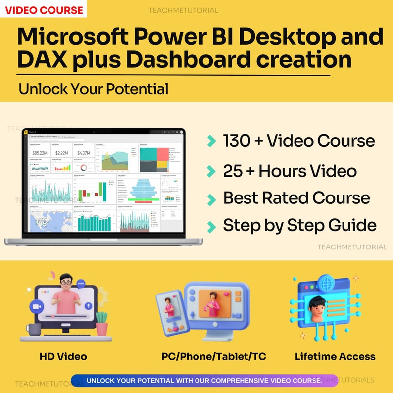 Microsoft Power BI Desktop and DAX Plus Dashboard Creation - Essential ...