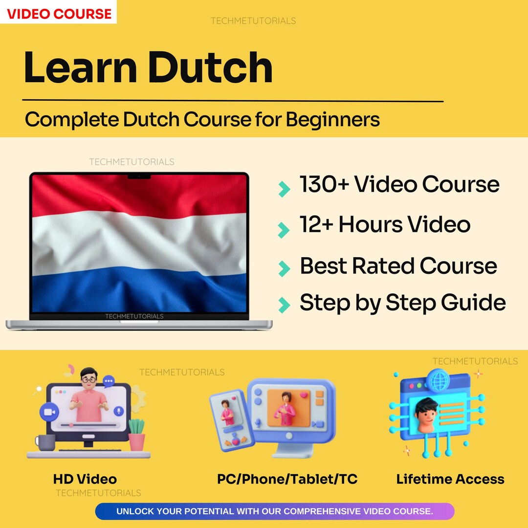 Learn Dutch Language for Beginners [130+ Lessons Video Tutorial ...