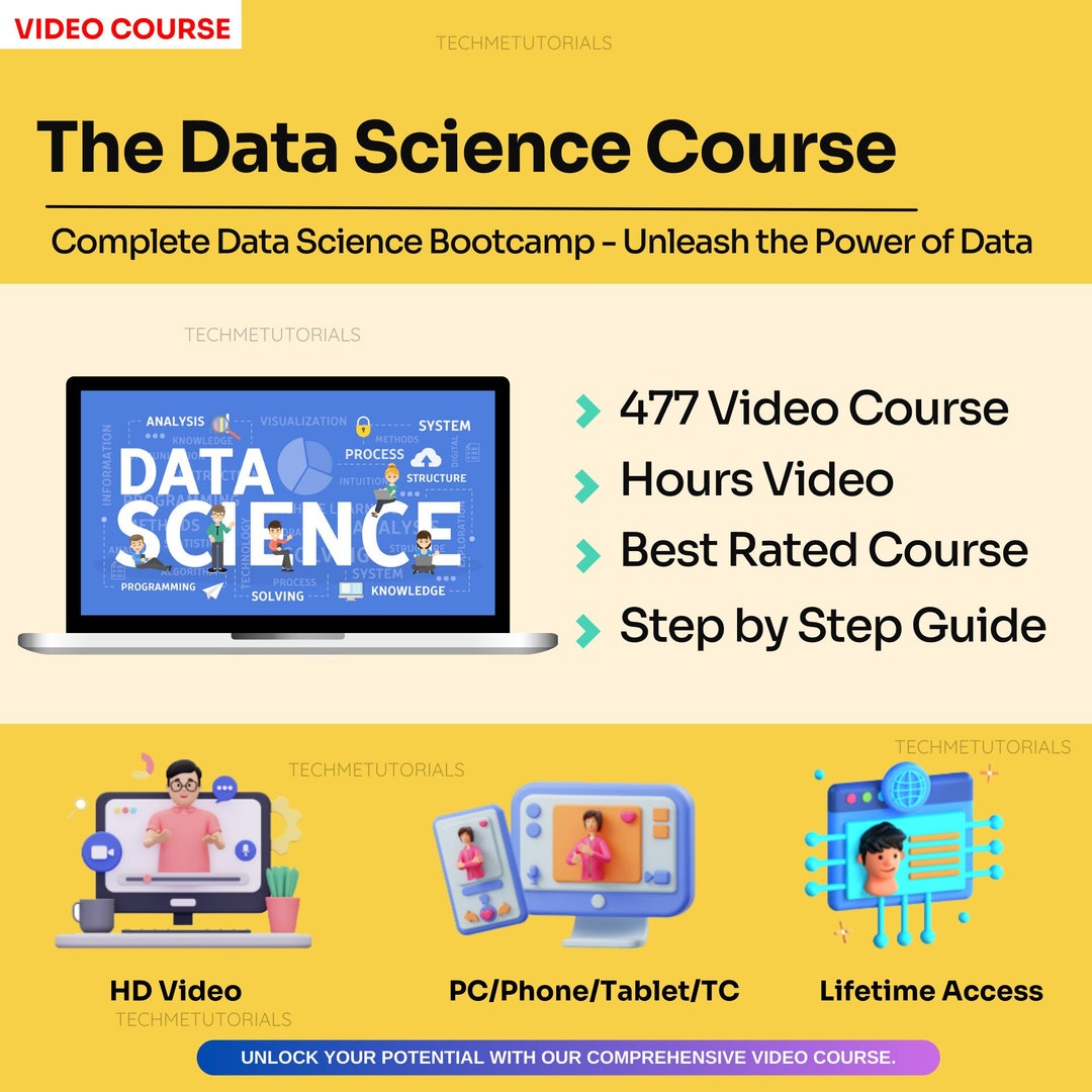 The Data Science Course 2022 - Complete Data Science Bootcamp - Unleash the Power of Data - Etsy