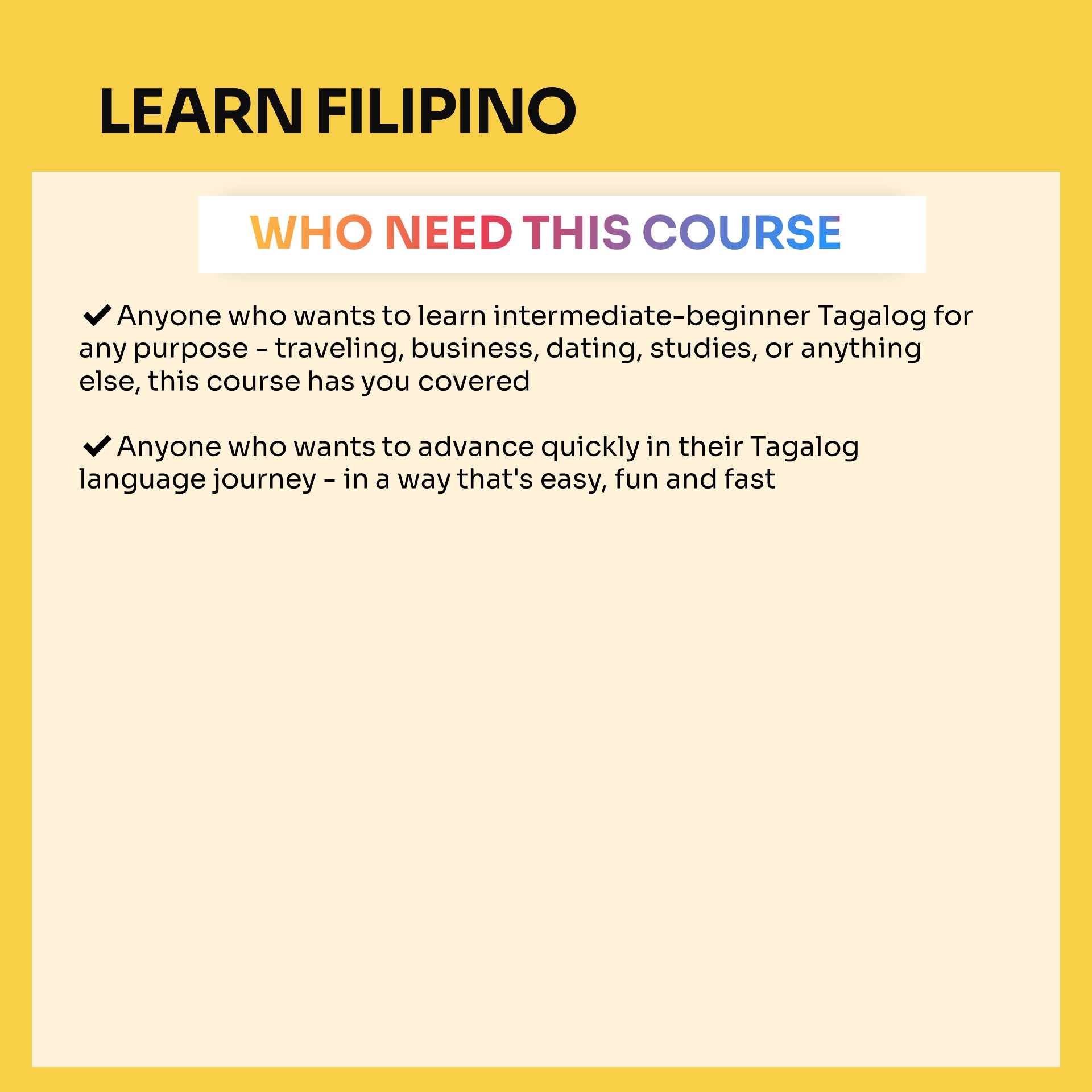 Learn Filipino | Learn Tagalogfor Beginners [ 30+ Lessons Video ...