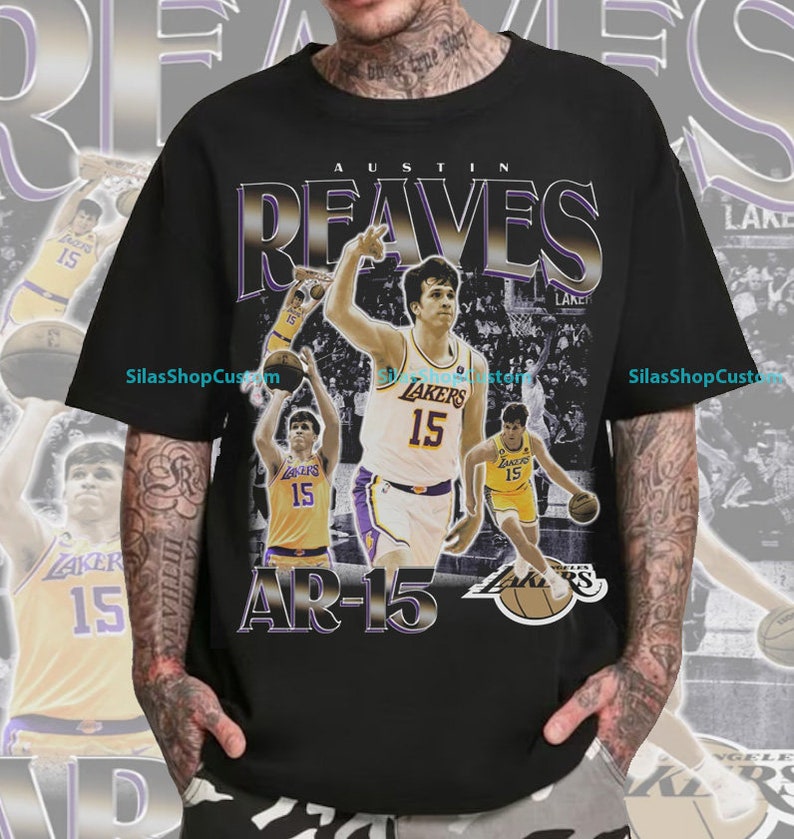 Vintage 90s Basketball Bootleg Style T-shirt, AUSTIN REAVES Graphic Tee ...