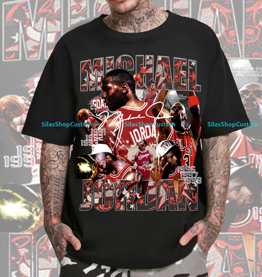 Vintage 90s Basketball Bootleg Style T-shirt, Jordan Graphic Tee ...