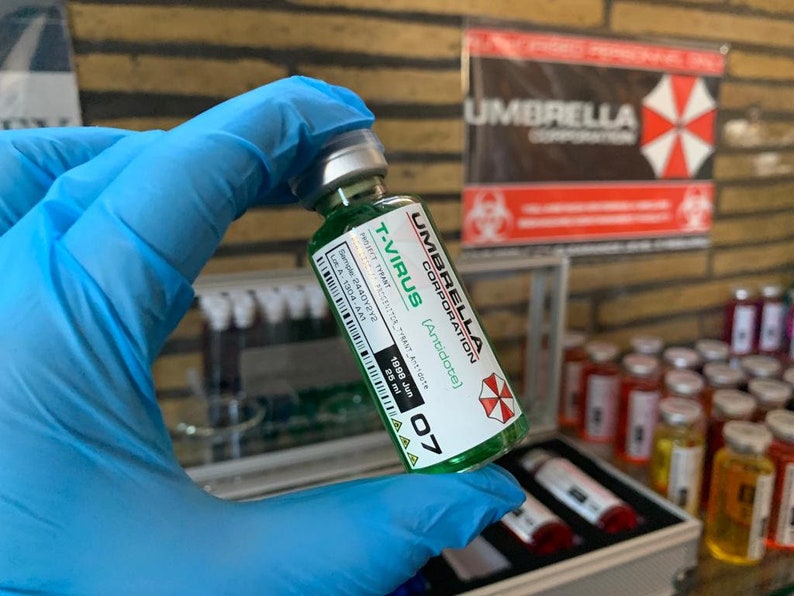 RESIDENT EVIL: Prop Replica VIRUS Vial Set - Etsy