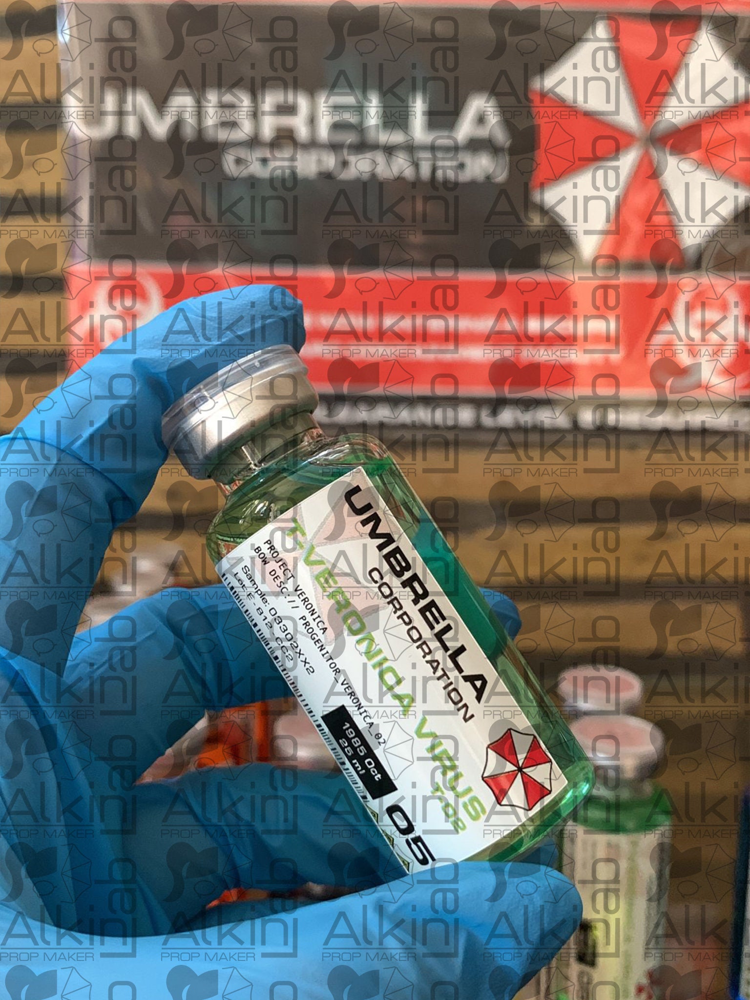 RESIDENT EVIL: Prop Replica - VIRUS Vial (basic) 25 Ml - Part 1 - Etsy