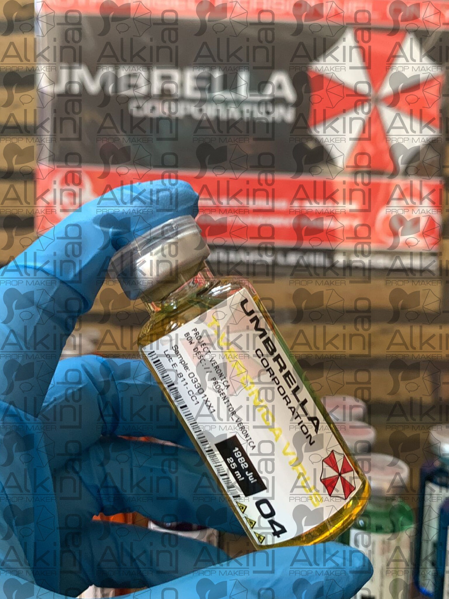 RESIDENT EVIL: Prop Replica - VIRUS Vial (basic) 25 Ml - Part 1 - Etsy