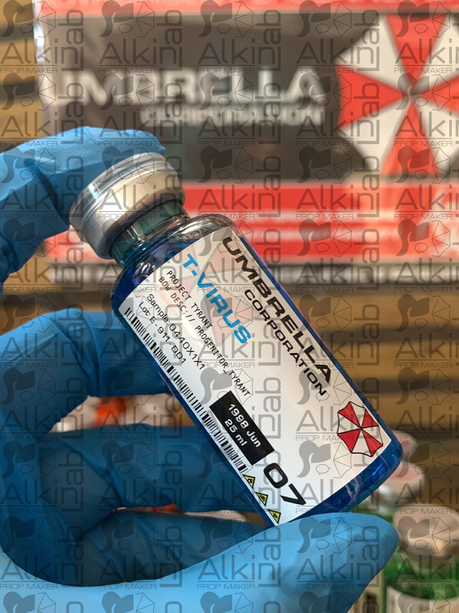 RESIDENT EVIL: Prop Replica - VIRUS Vial (basic) 25 Ml - Part 1 - Etsy