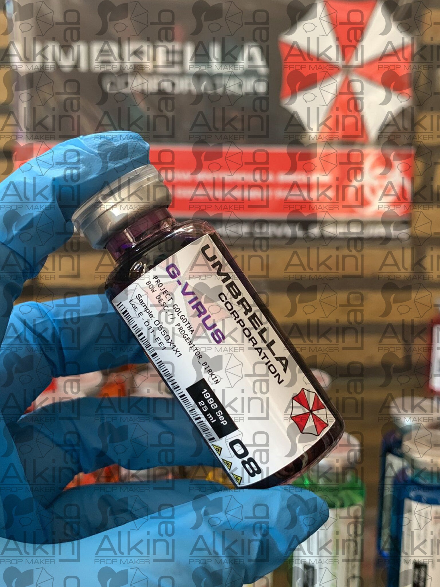 RESIDENT EVIL: Prop Replica - VIRUS Vial (basic) 25 Ml - Part 1 - Etsy