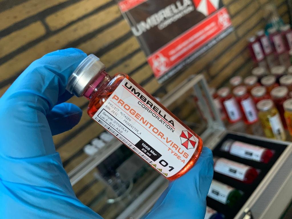 RESIDENT EVIL: Prop Replica VIRUS Vial Set - Etsy