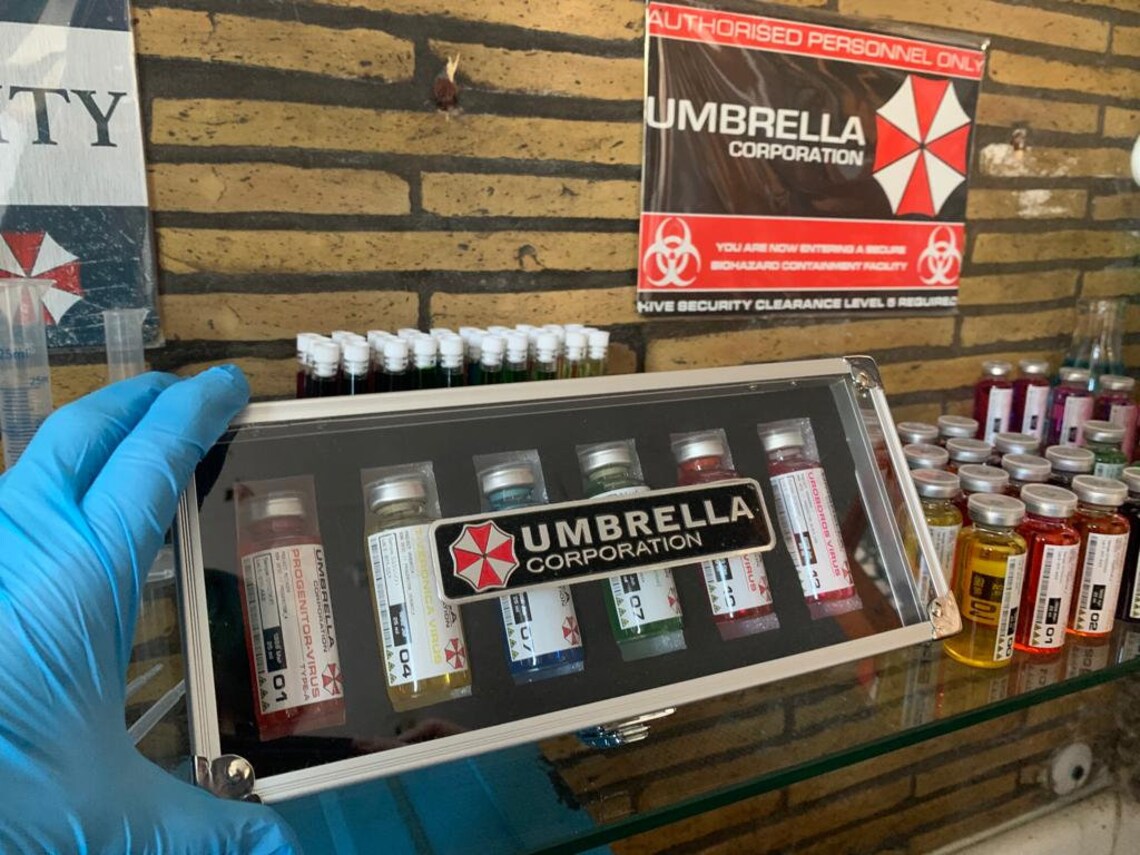 RESIDENT EVIL: Prop Replica VIRUS Vial Set - Etsy