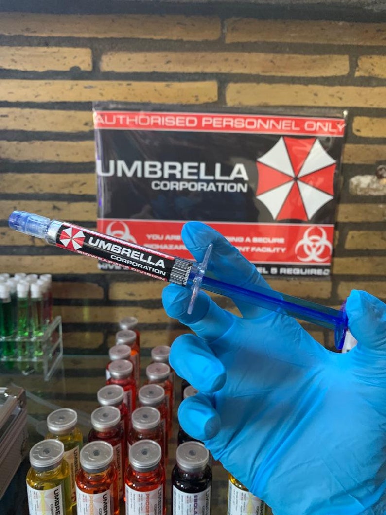 RESIDENT EVIL: Prop Replica Syringe Virus - Etsy