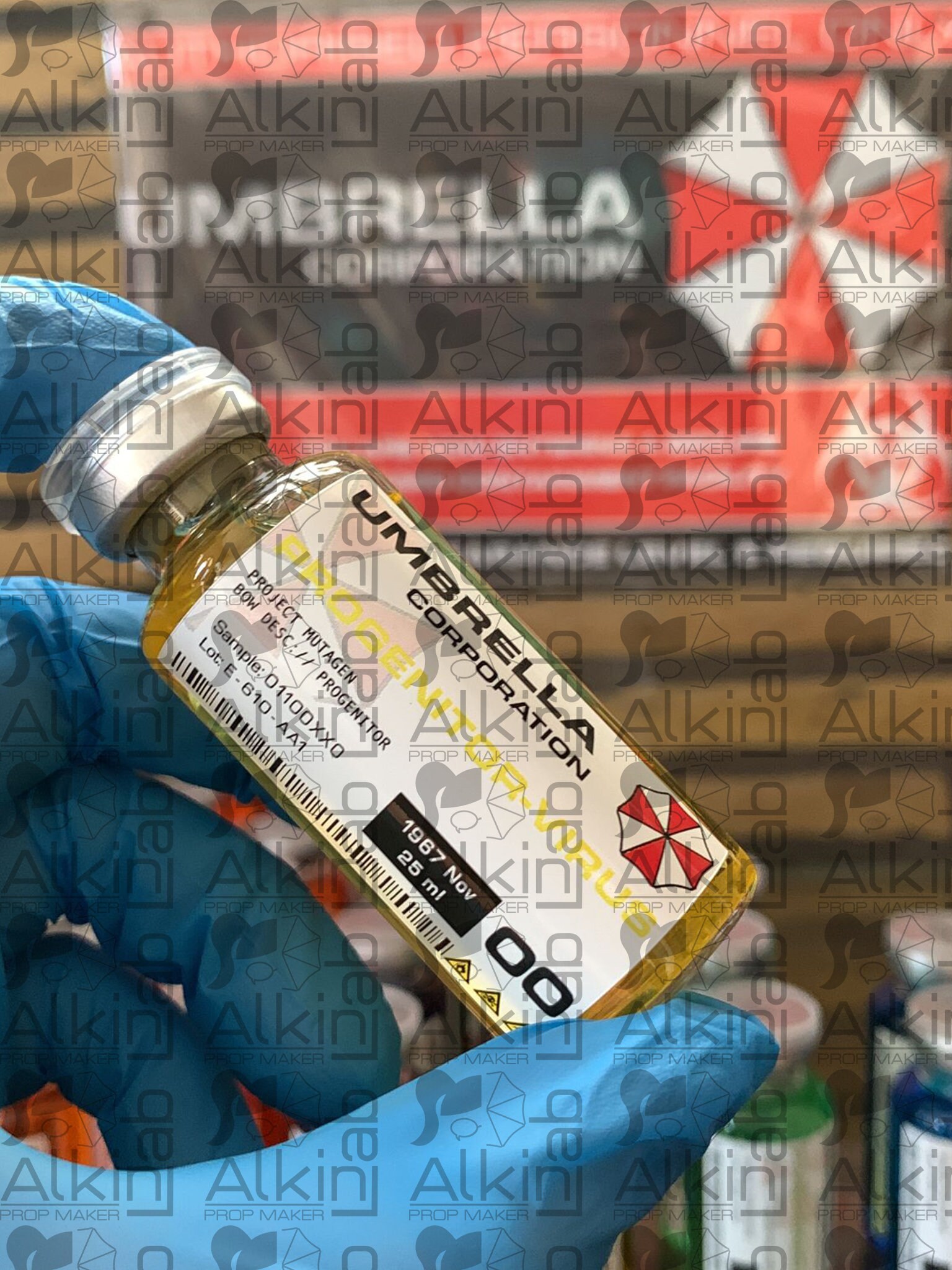 RESIDENT EVIL: Prop Replica - VIRUS Vial (basic) 25 Ml - Part 1 - Etsy