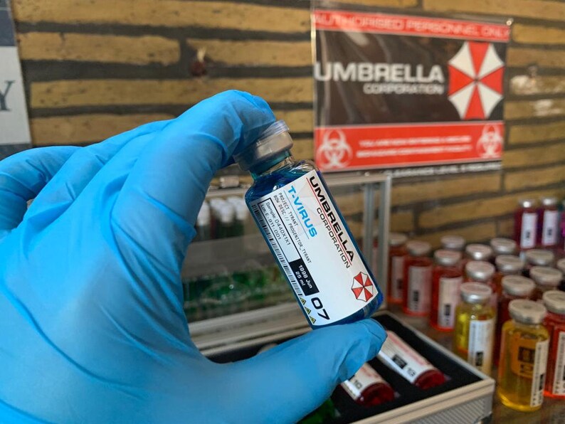 RESIDENT EVIL: Prop Replica VIRUS Vial Set - Etsy