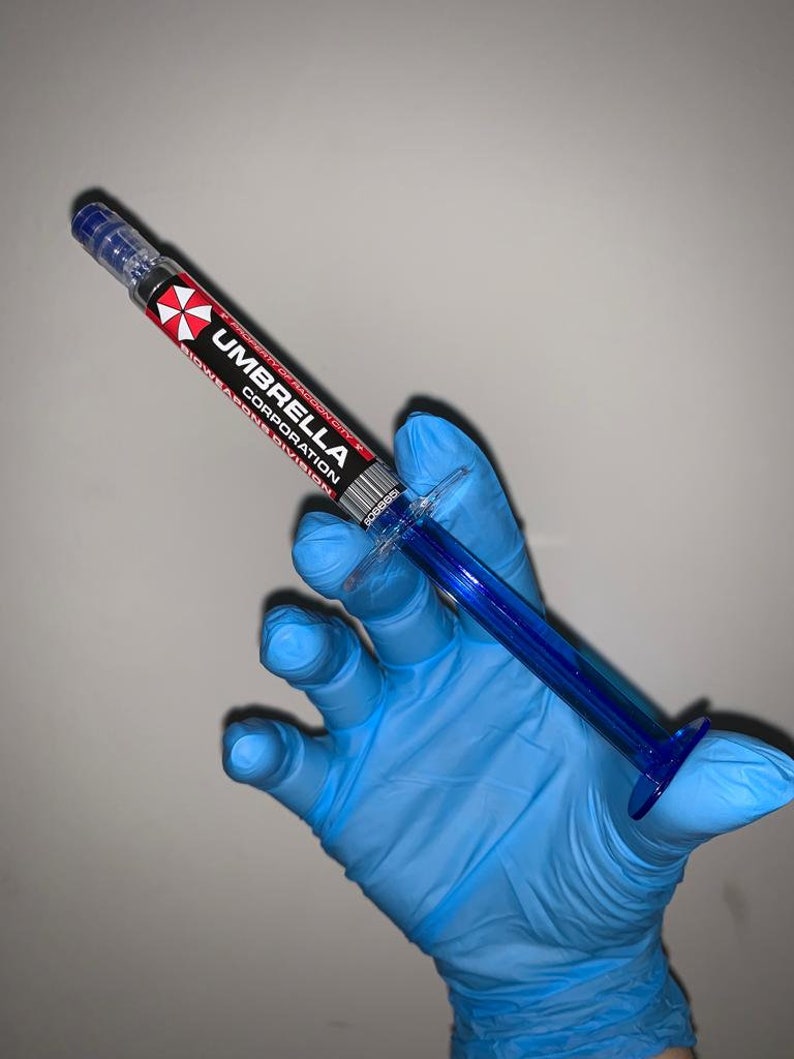 RESIDENT EVIL: Prop Replica Syringe Virus - Etsy