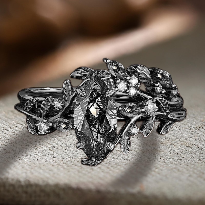 Gothic Wedding Rings - Etsy