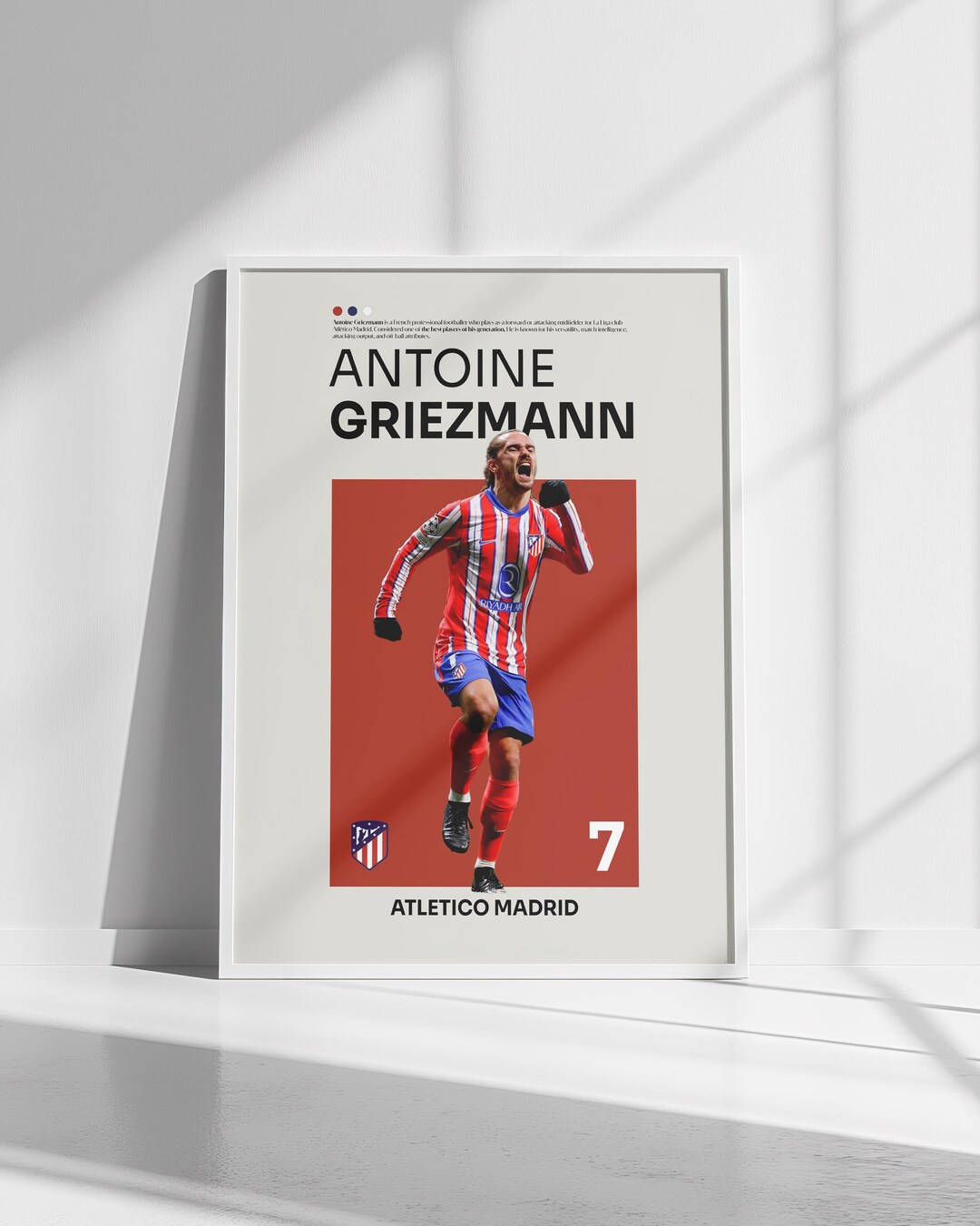 Antoine Griezmann Poster: Atletico Madrid Print (digital Download) - Etsy