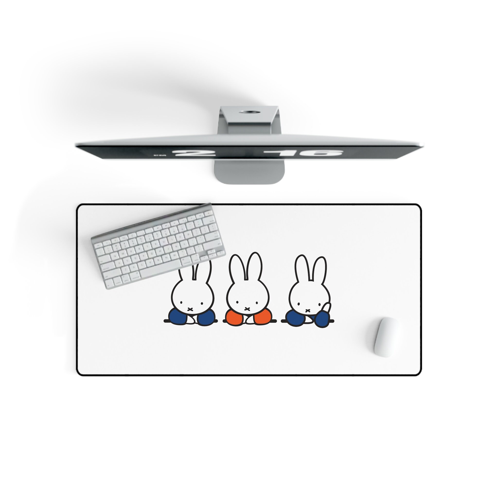 Miffy Friends Desk Mats | Miffy Mouse Desk Mat, Non-slip Desk Mat ...