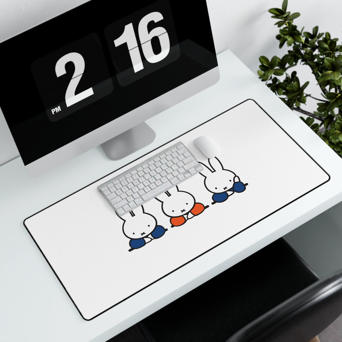 Miffy Friends Desk Mats | Miffy Mouse Desk Mat, Non-slip Desk Mat ...