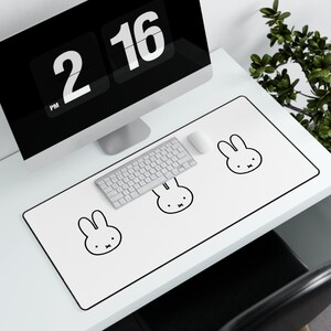 Miffy Desk Mats Miffy Mouse Desk Mat, Non-slip Desk Mat, Miffy Mouse ...