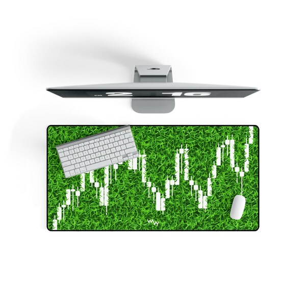 Chart and Candlestick Mouse Pad - Etsy