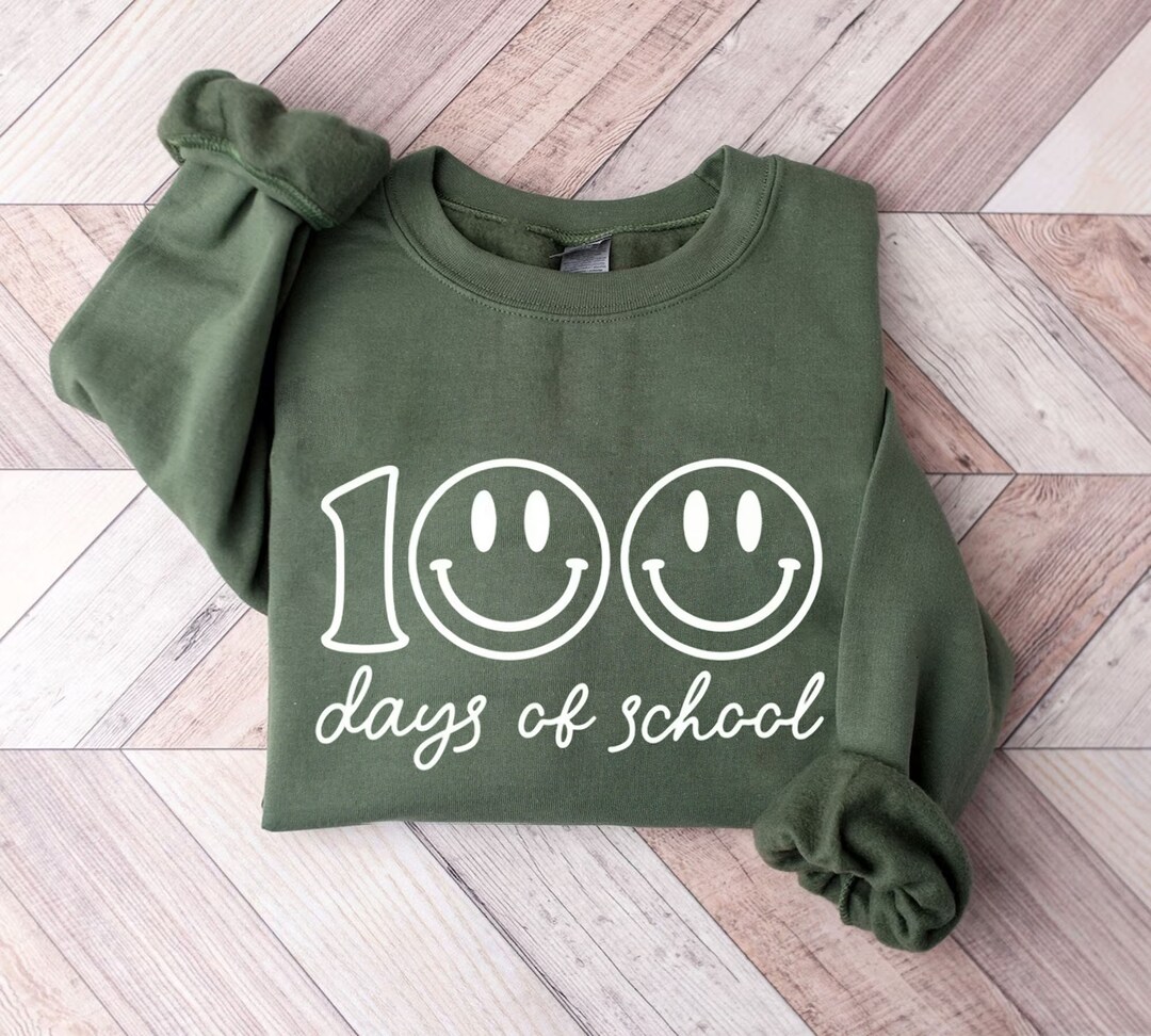 AT2580 100 Days of School Shirt, 100th Day Shirt, 100th Day of School ...