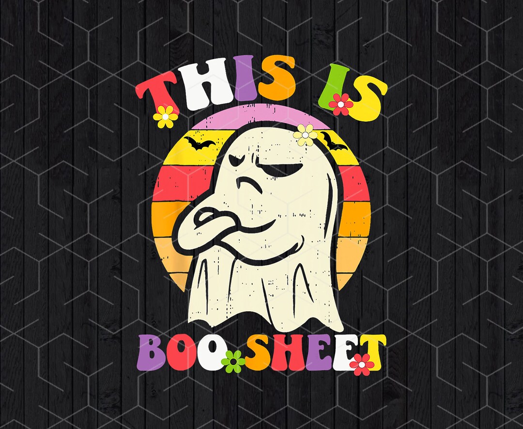 Halloween Png, This is Boo Sheet Png, Ghost Retro Halloween Costume Png ...