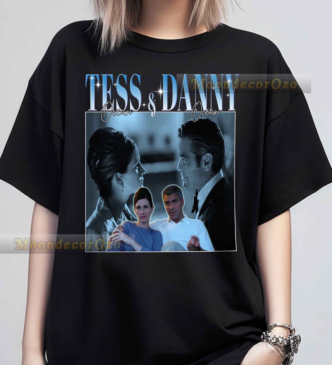 Limited Danny Ocean and Tess Ocean Vintage Clothing, Unisex T-shirt ...