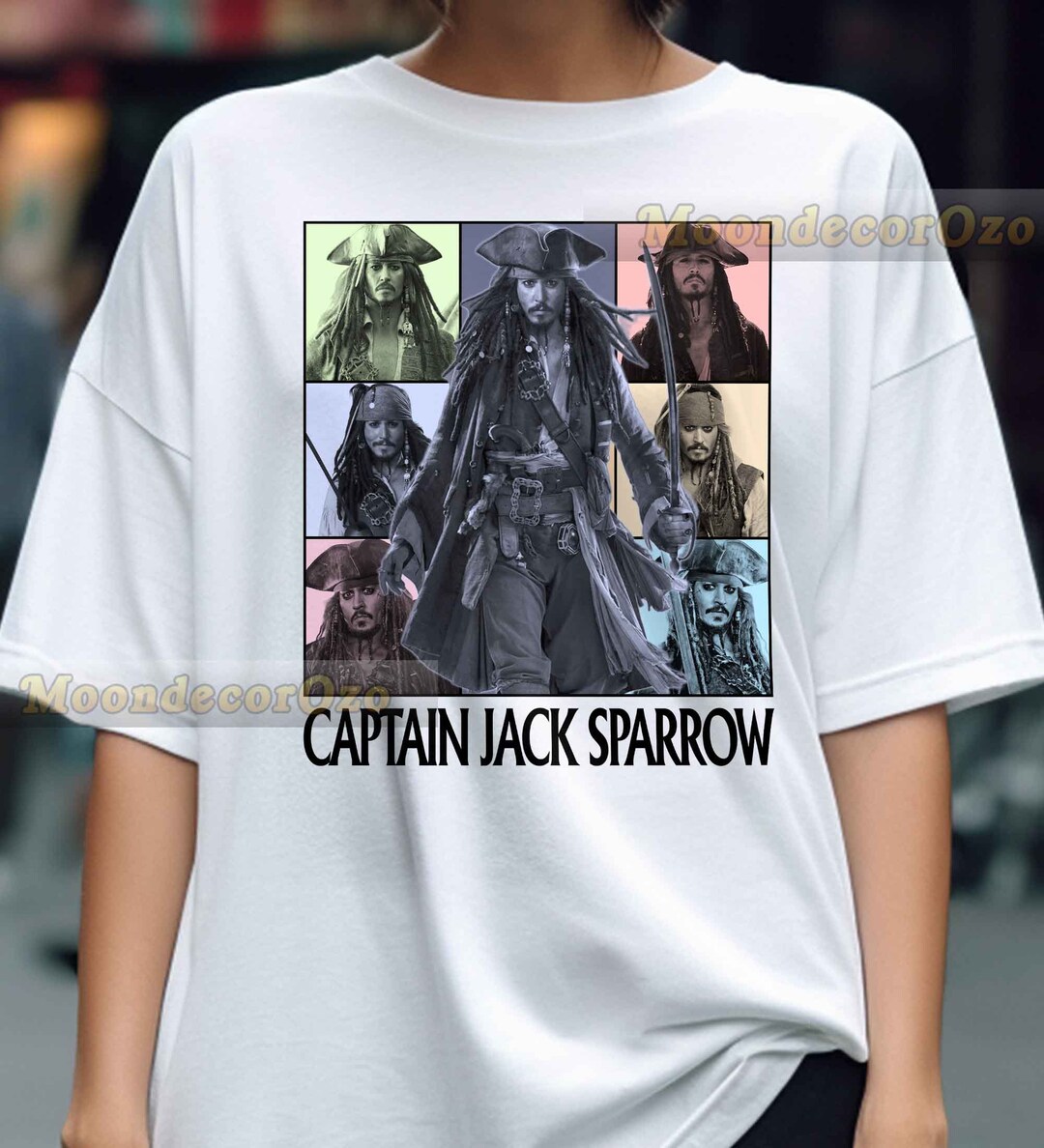 Captain Jack Sparrow Mutil Style Tshirt, Hoodie, Sweatshirt, Movie ...