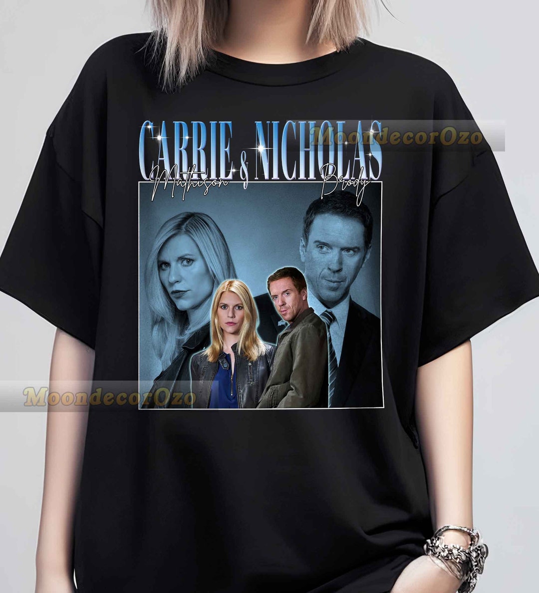 Limited Carrie Mathison and Nicholas Brody Vintage Clothing, Unisex T ...