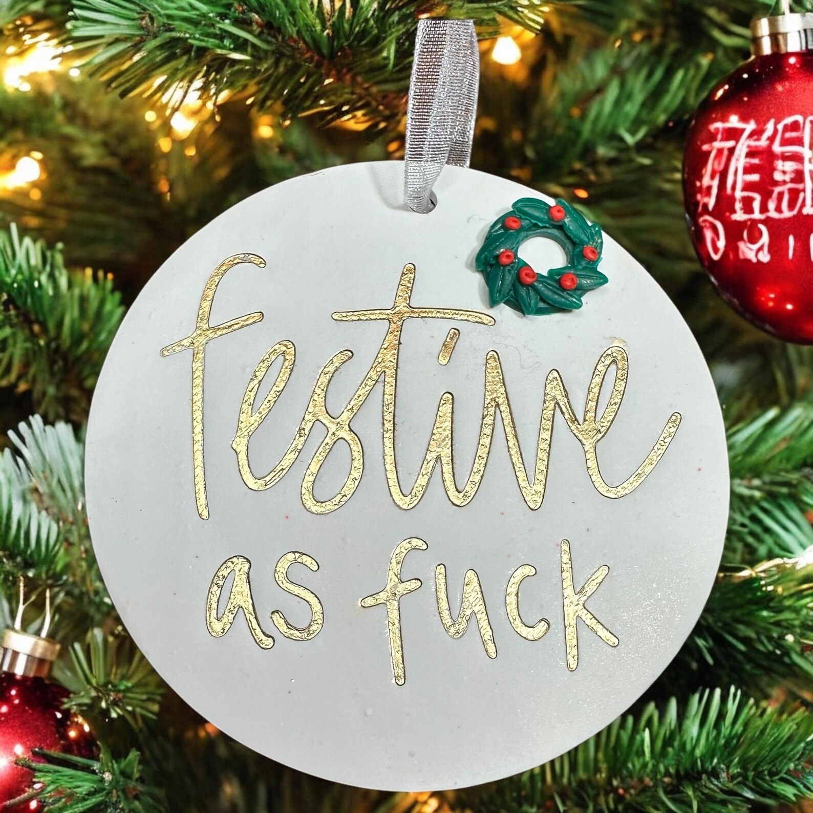 Funny Inappropriate Christmas Ornaments | Handmade Polymer Clay ...