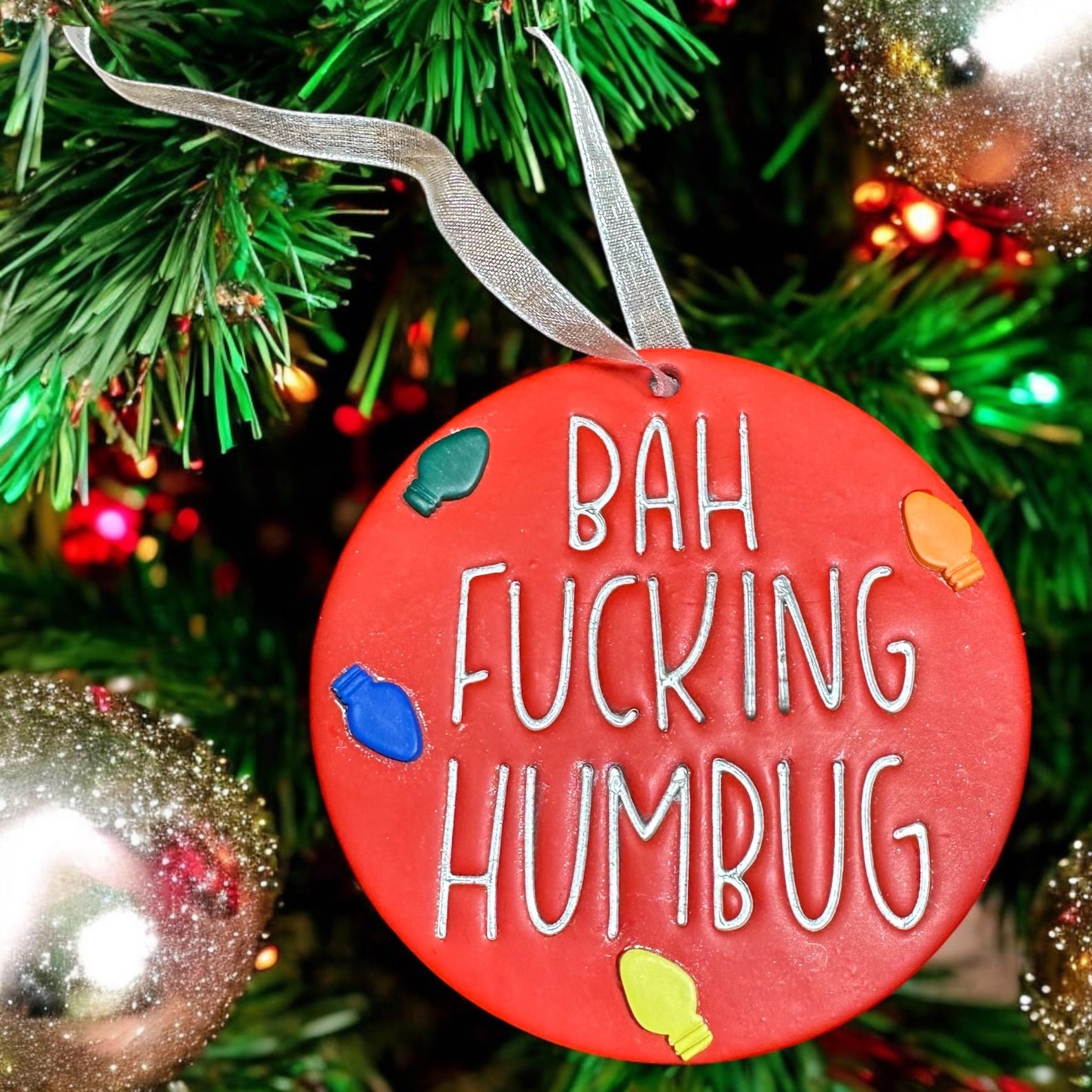 Funny Inappropriate Christmas Ornaments | Handmade Polymer Clay ...