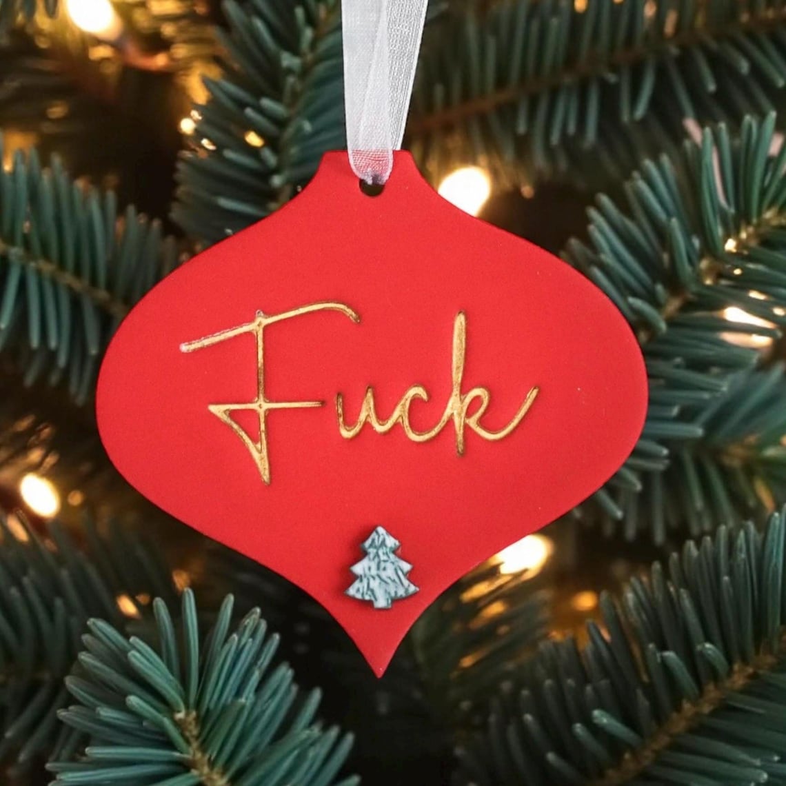 Funny Inappropriate Christmas Ornaments | Handmade Polymer Clay ...