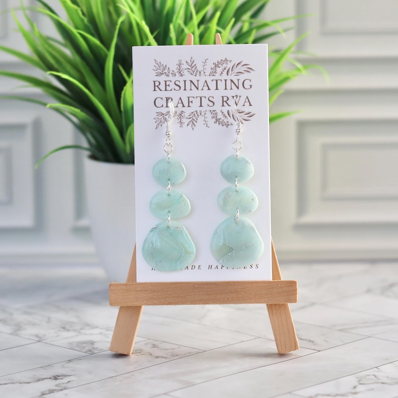 Agate Polymer Earrings - Etsy